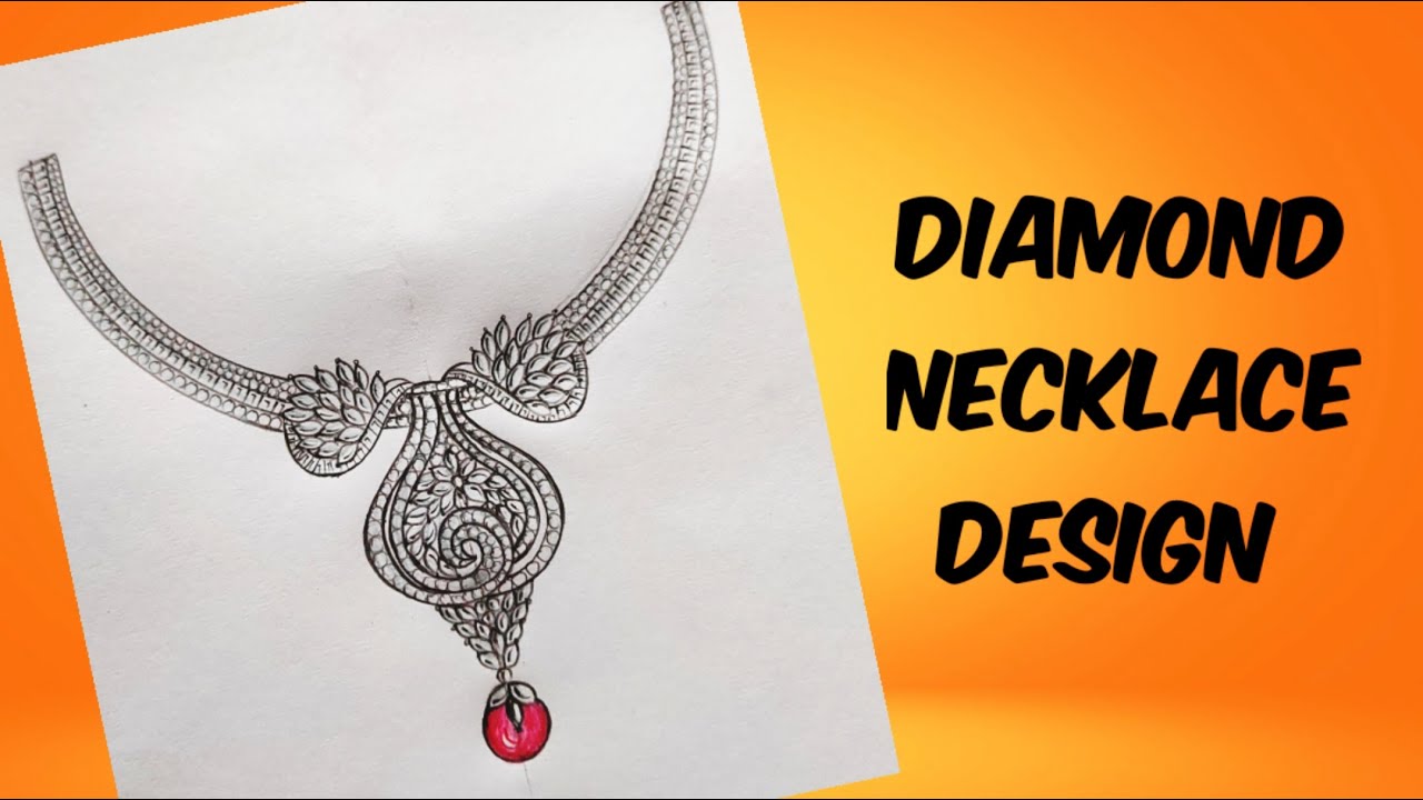 Jewellery design | necklace designs | diamond necklace designs | pencil ...
