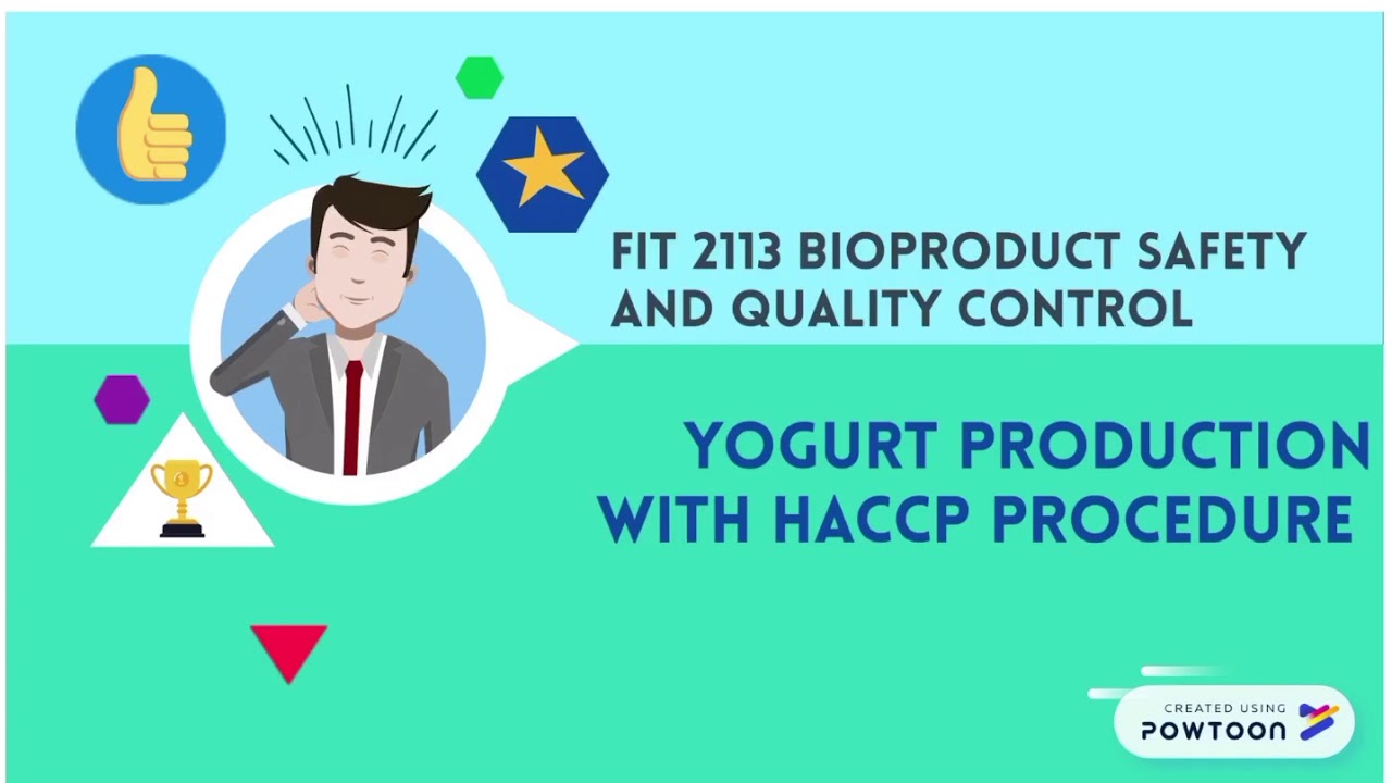 Yogurt production with HACCP procedures - YouTube