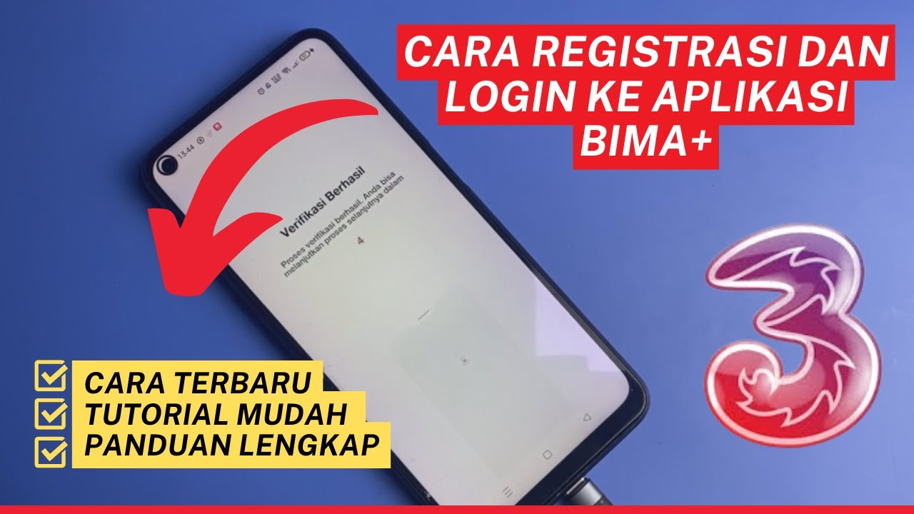 Cara Registrasi dan Login di Aplikasi Bima Tri - YouTube