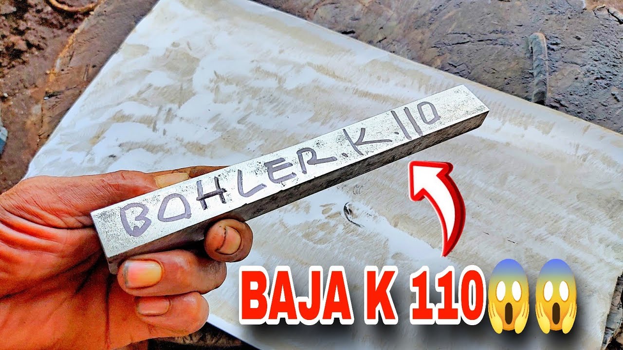 🔴Super tajam bahan baja bohler k 110 di buat pisau yang tangguh dalam ...