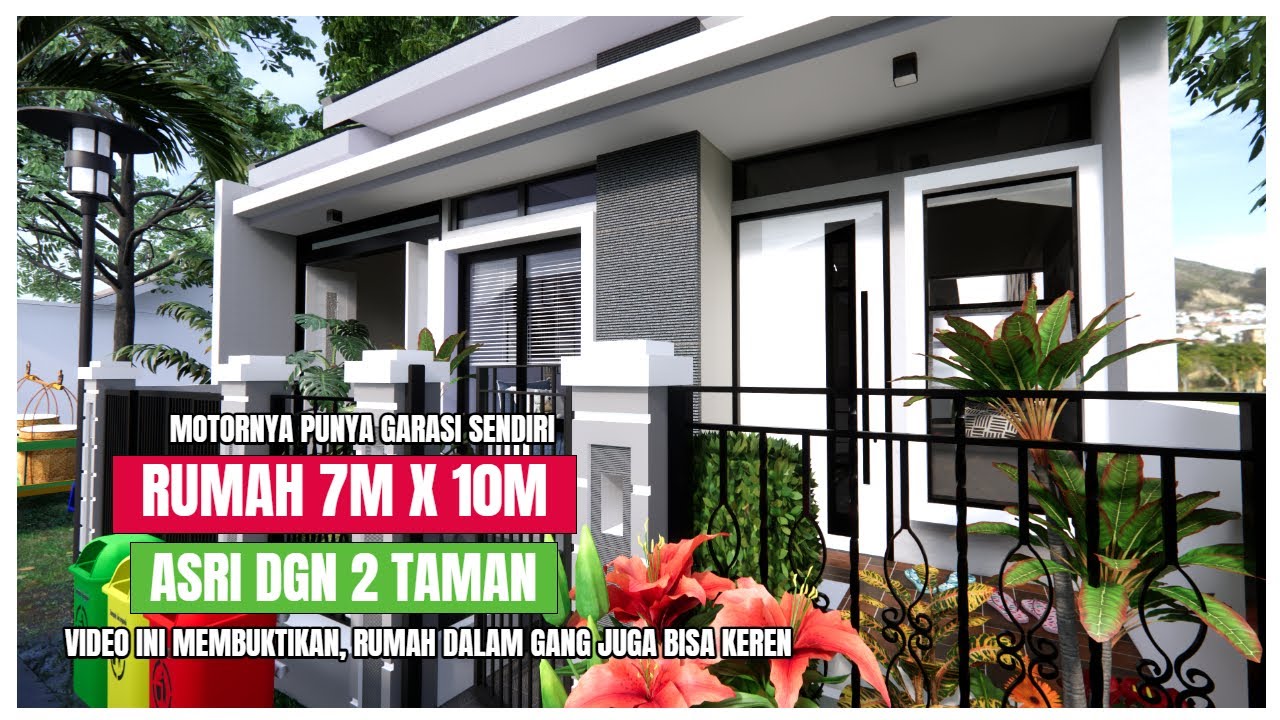 Rumah dalam Gang gak keren? kata siapa? coba lihat dl desain rumah ini ...