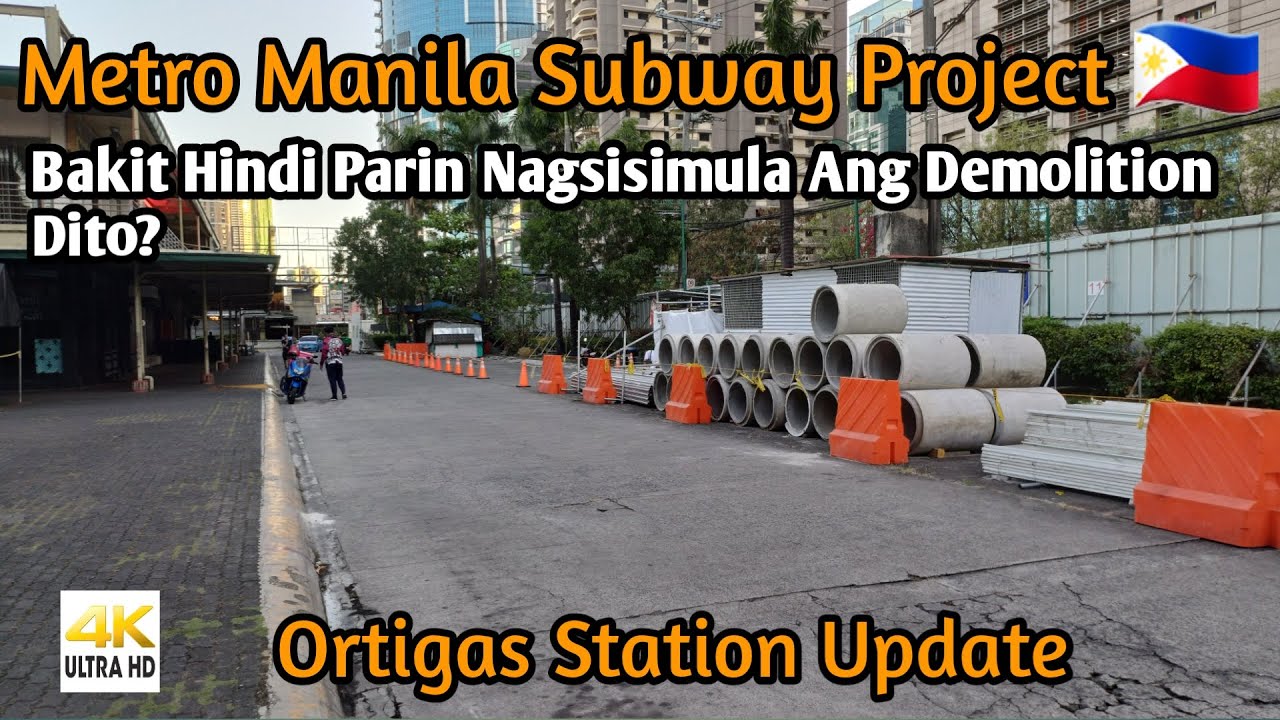 Metro Manila Subway Project | Ortigas Station Update 04.14.2024 - YouTube