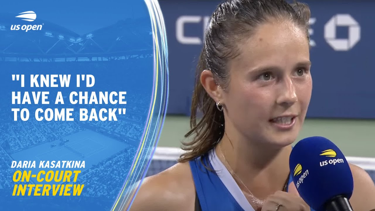 Daria Kasatkina On-Court Interview | 2023 US Open Round 2 - YouTube