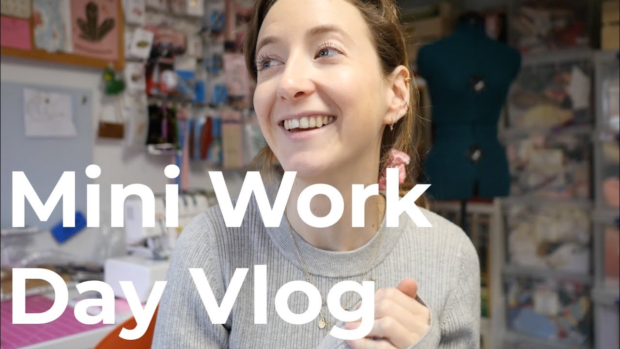 A Mini Work Day Vlog | Quick Chat & Sew | SEW JESSALLI - YouTube