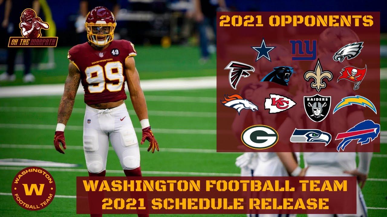 Washington Football Team 2021 Schedule Release | NFL News - YouTube