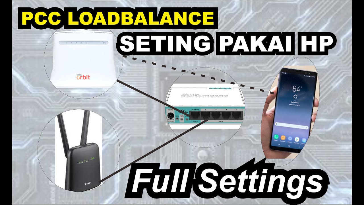 loadbalance seting pakai hp #pcc loadbalance - YouTube