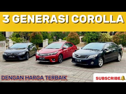 Lintas Generasi Corolla Altis, Mana yang Paling Menarik ? - YouTube