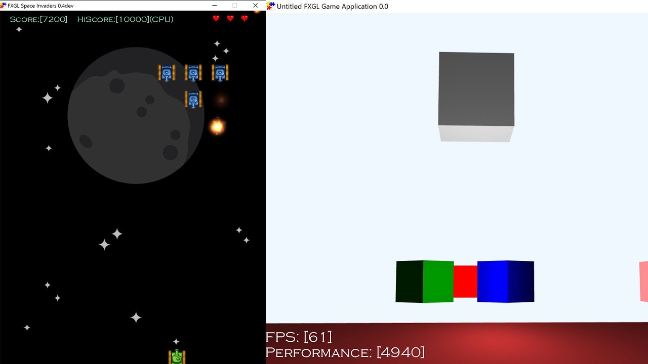 FXGL 0.2.0 Preview: Liquid Physics + 3D Test - YouTube