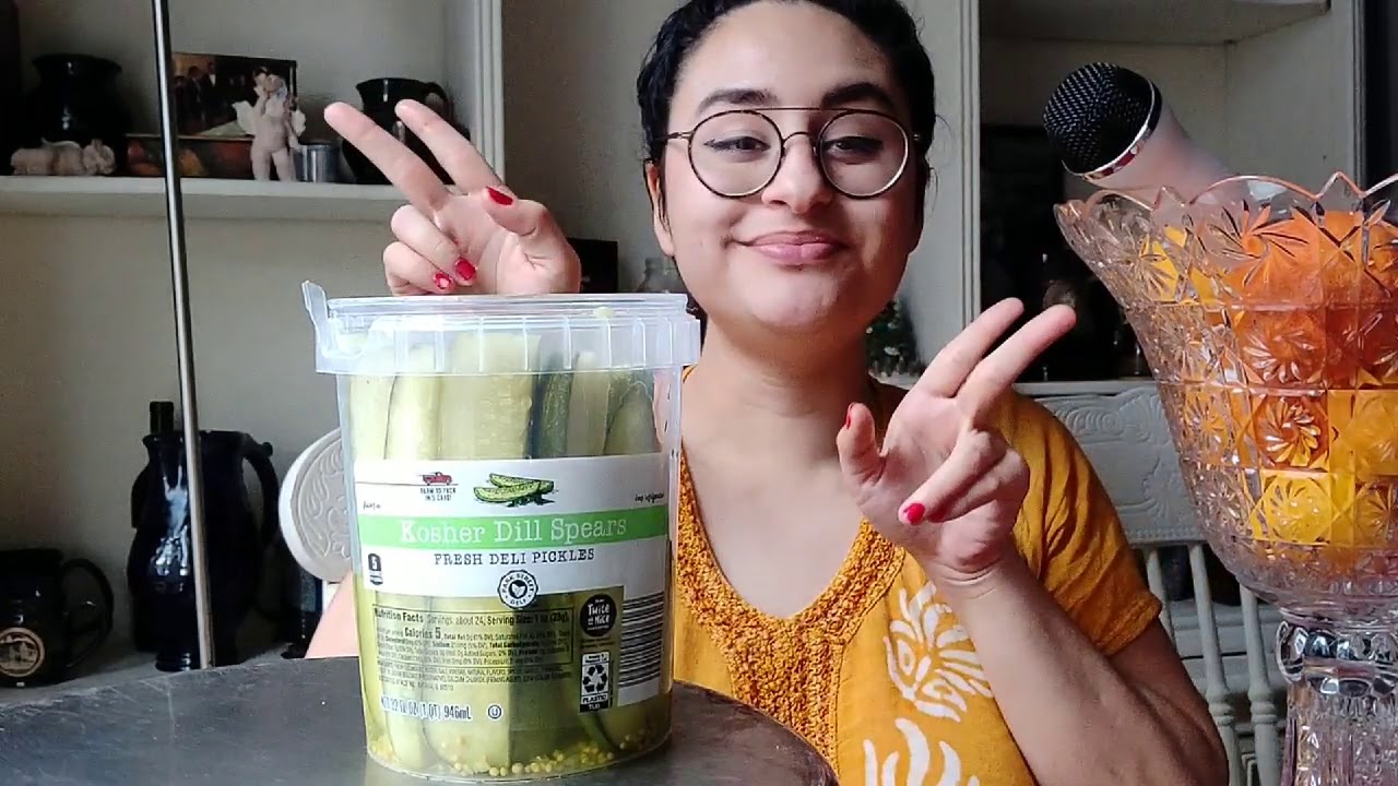 Mukbang Pickles Crunchy ASMR Eating Show - YouTube