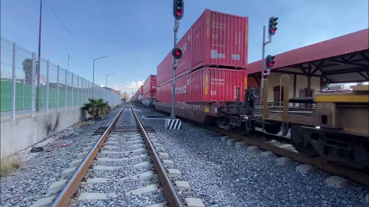 Tren IMXMI Ferromex 4014-4642 norte estación - YouTube