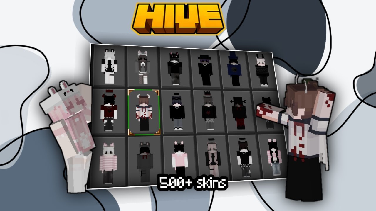 MCPE COSMETICS *500 +* SKINS (1.19.83) - YouTube