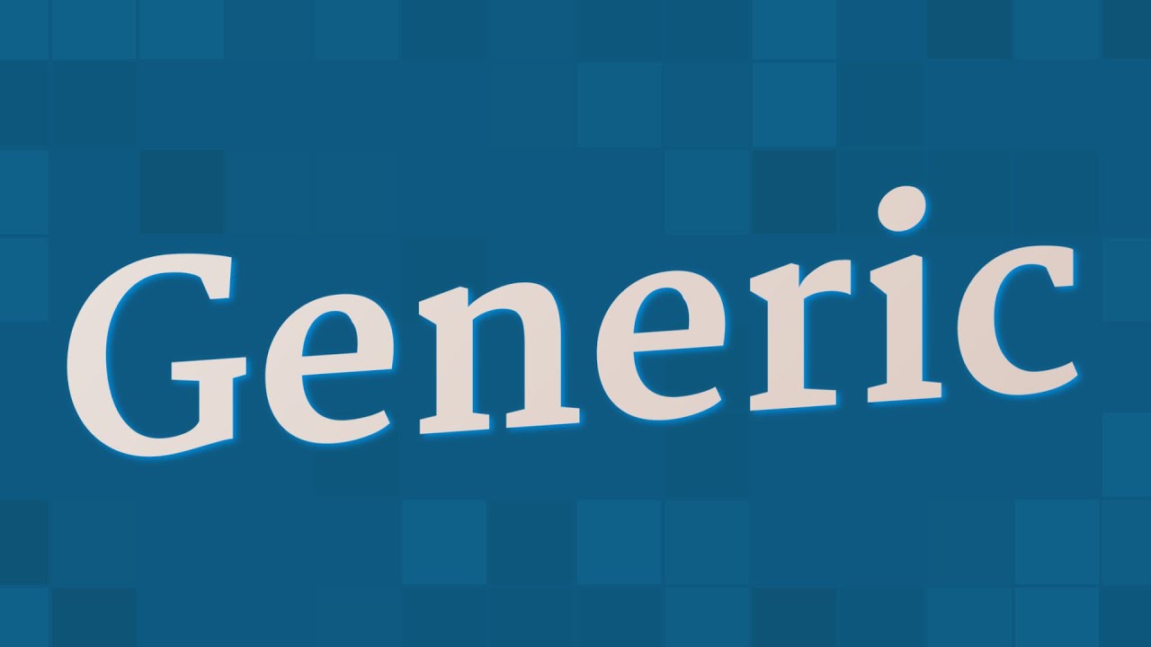 GENERIC Pronunciation How To Pronounce GENERIC YouTube generic-pronunciation-how-to-pronounce-generic-youtube