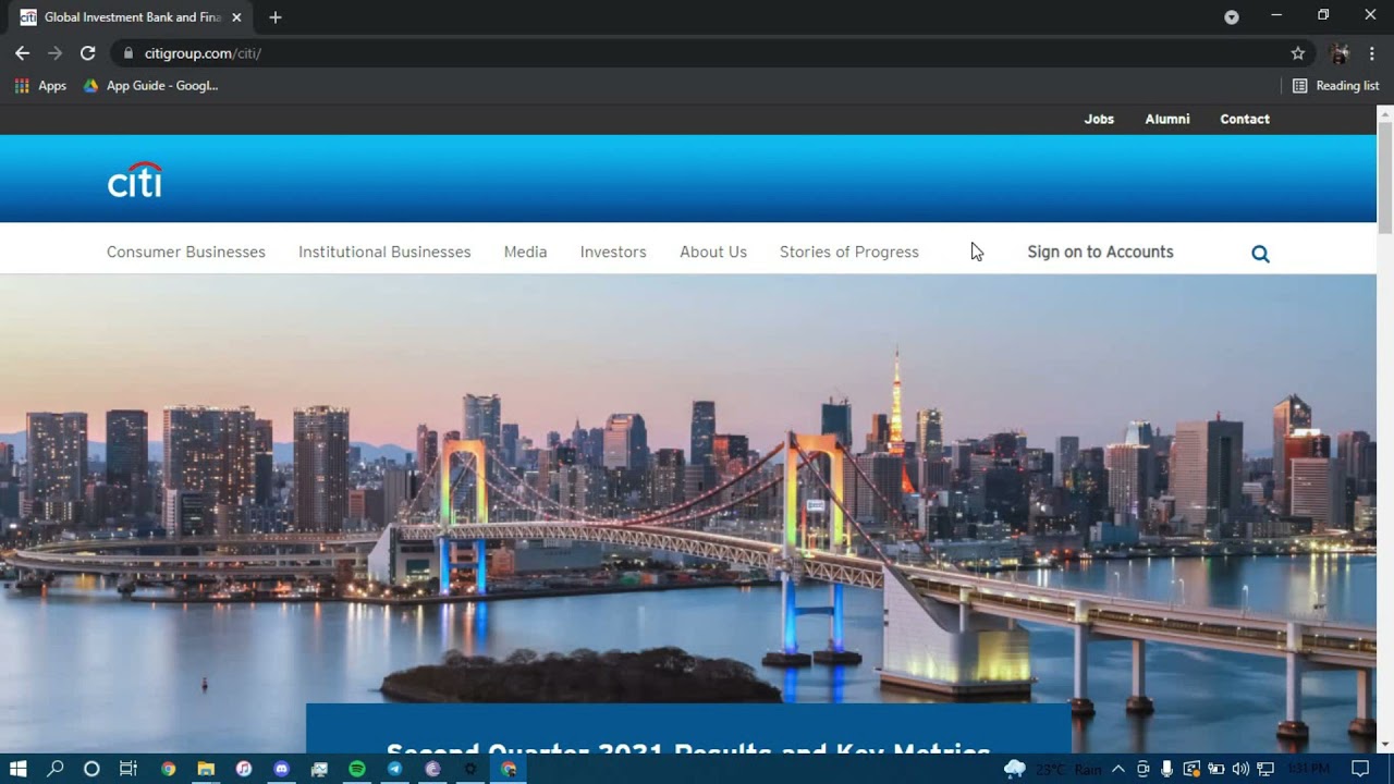 How to Log in to Citi Bank Online Banking | Banking With Citi | Citi ...