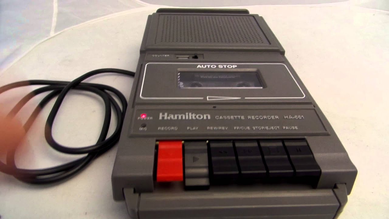 Hamilton HA-661-8 cassette recorder player for sale on Ebay! - YouTube