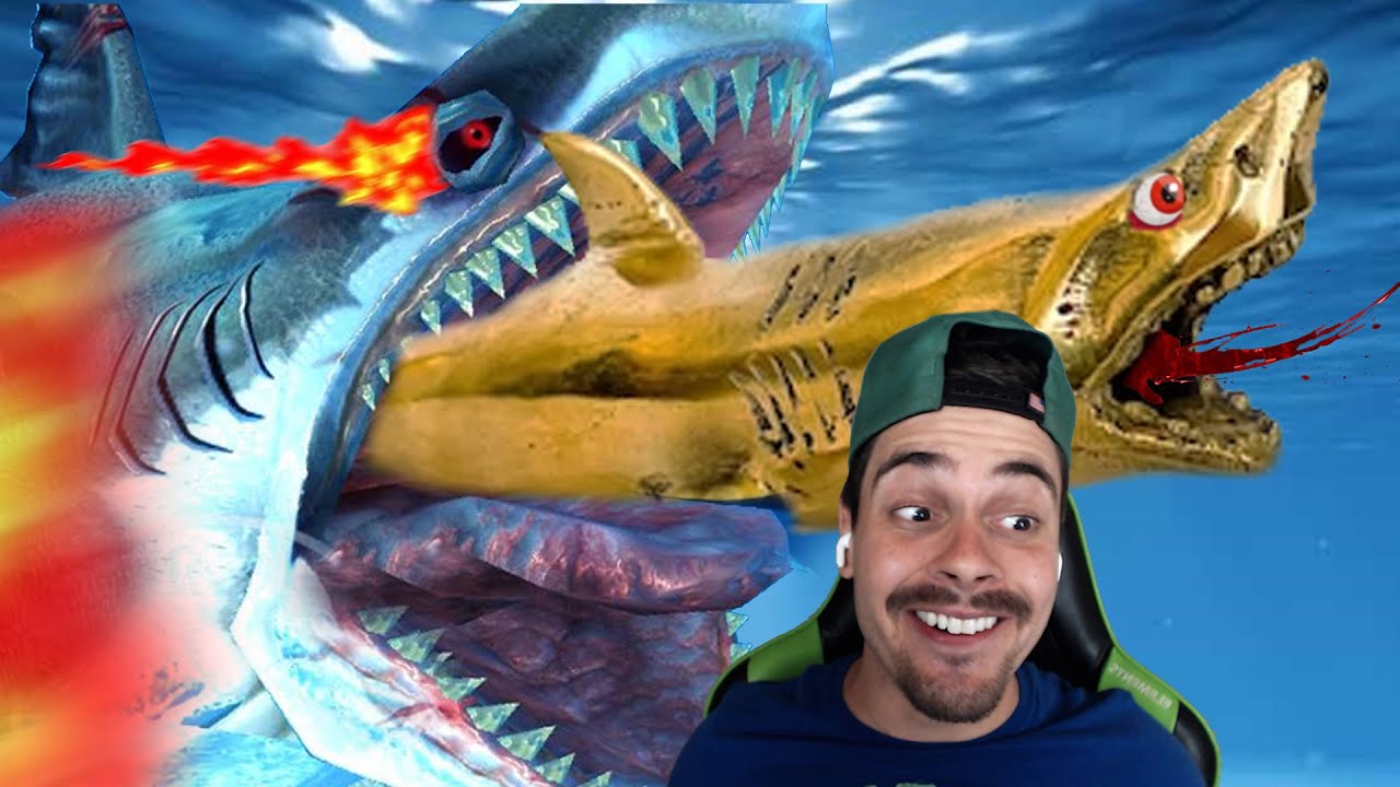 Encontrei "MEGALODON DE FOGO" e o "MEGALODON DOURADO" - Fish Eater - YouTube