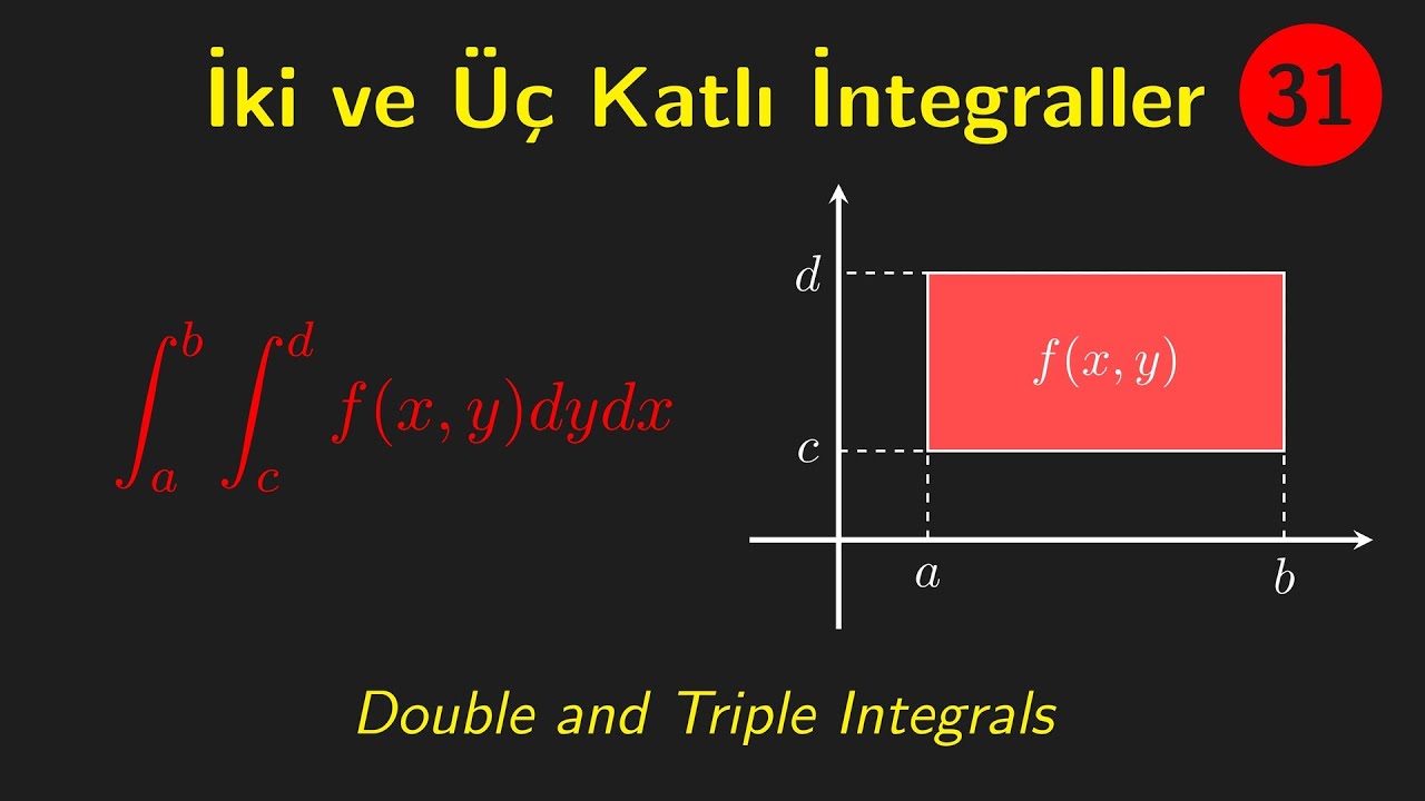 İki ve Üç Katlı İntegraller (Double and Triple Integrals) Calculus 2 ...
