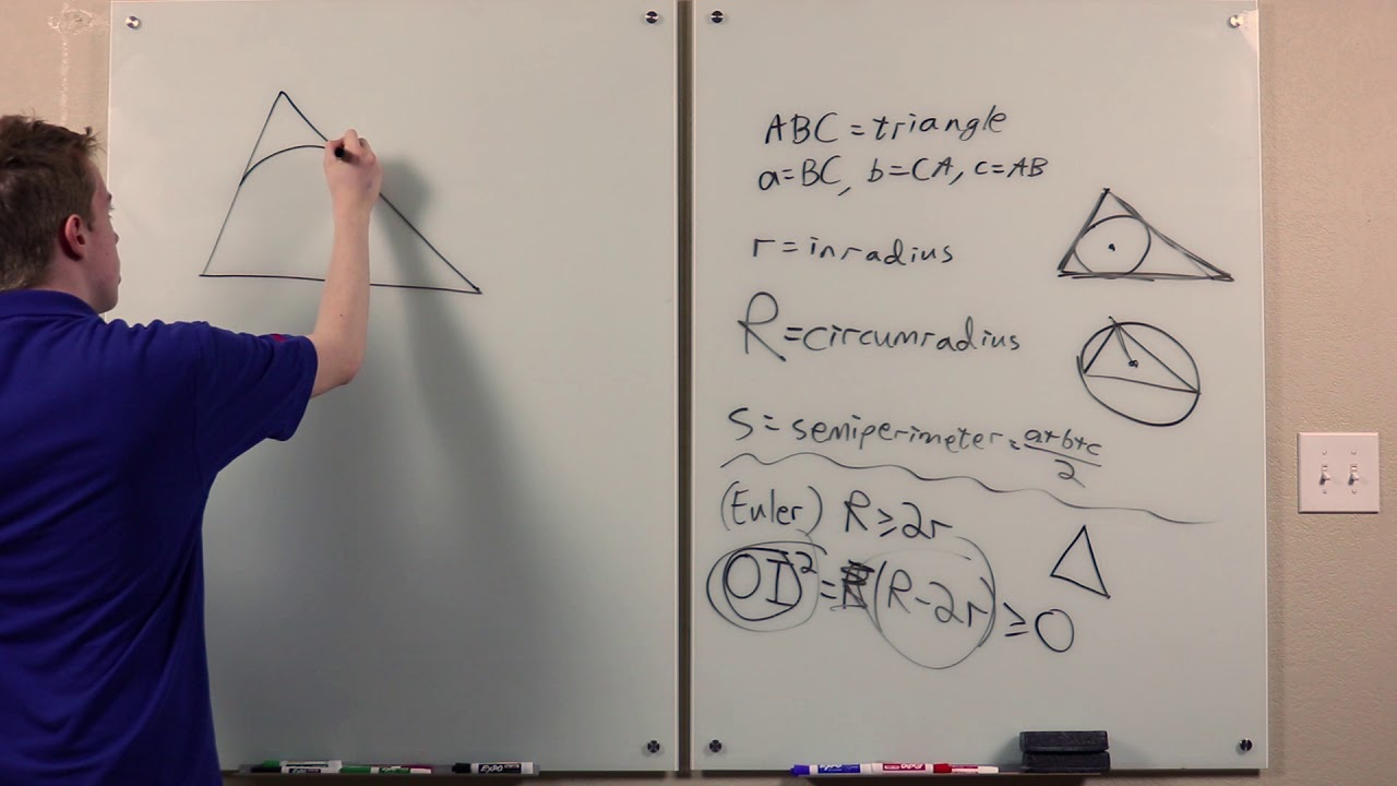 Luke Robitaille Geometric Inequalities Part 1 of 3 - YouTube