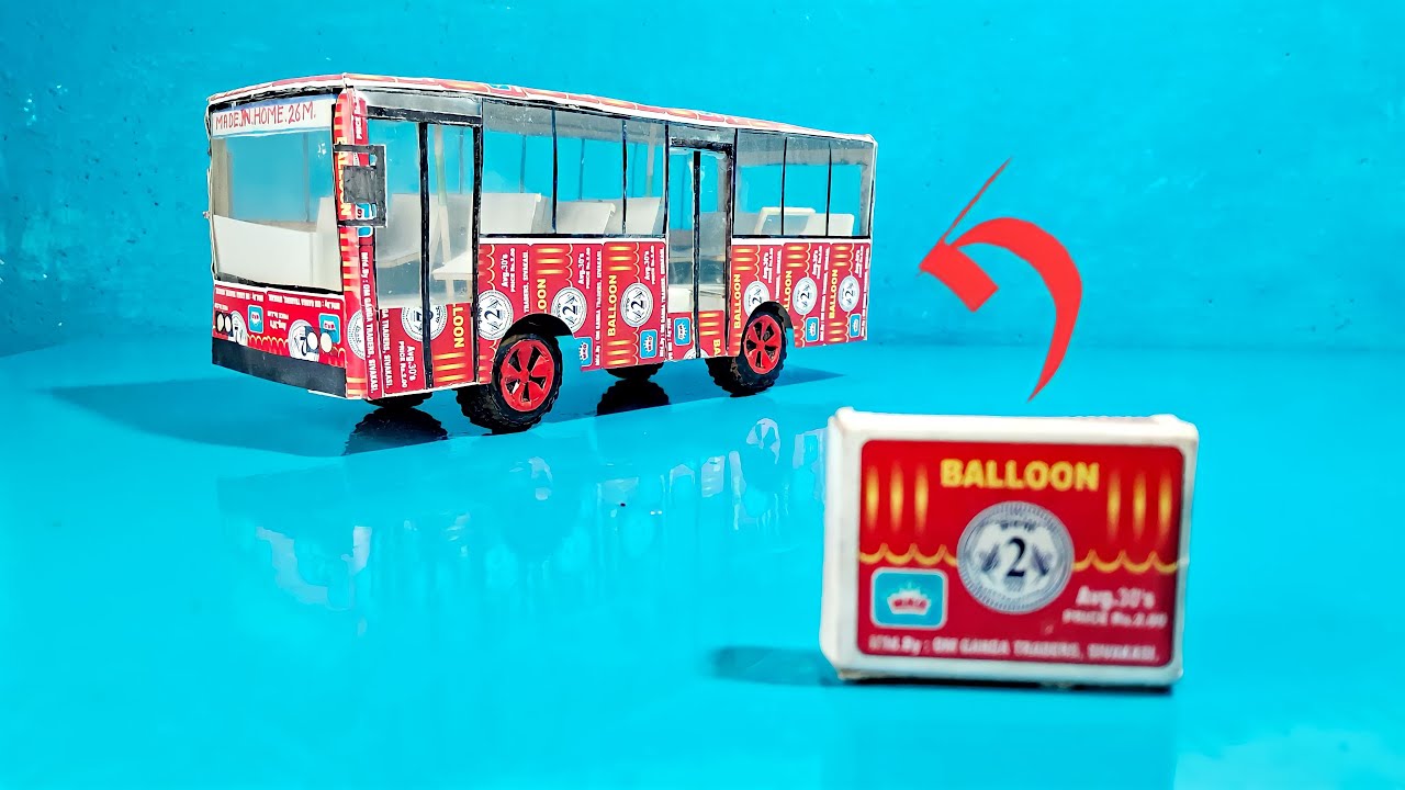 How To Make City Bus With Matchbox !Diy Matchbox City Bus! - YouTube
