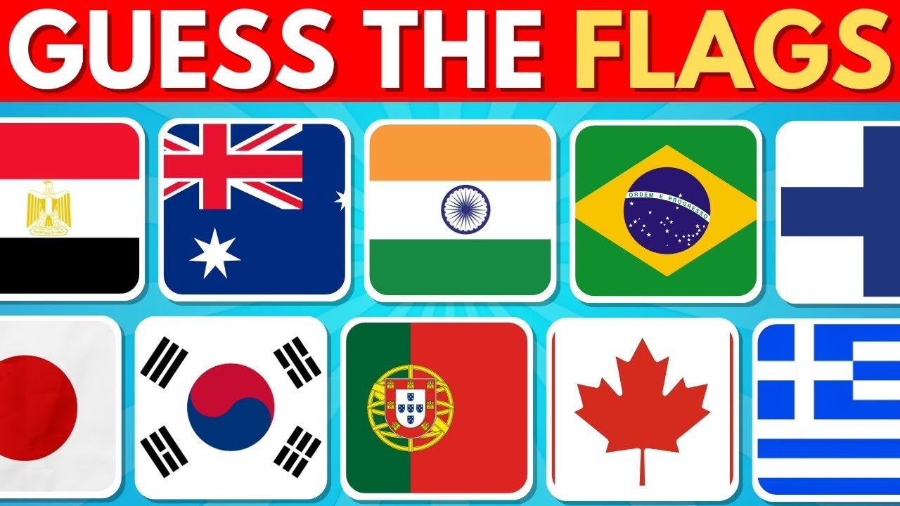 🚩 Guess the Country by the Flag Quiz 🌎 | Can You Guess 35 Flags? - YouTube
