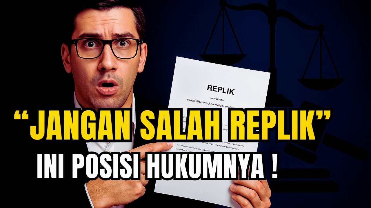 Cara Membuat Replik Gugatan Penggugat-Hukum Acara Perdata-PTUN - YouTube