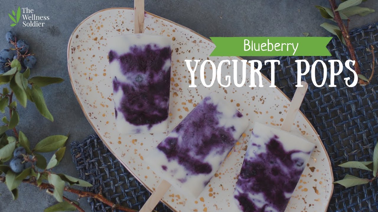 Cannabis Infused Blueberry Yogurt Pops - YouTube