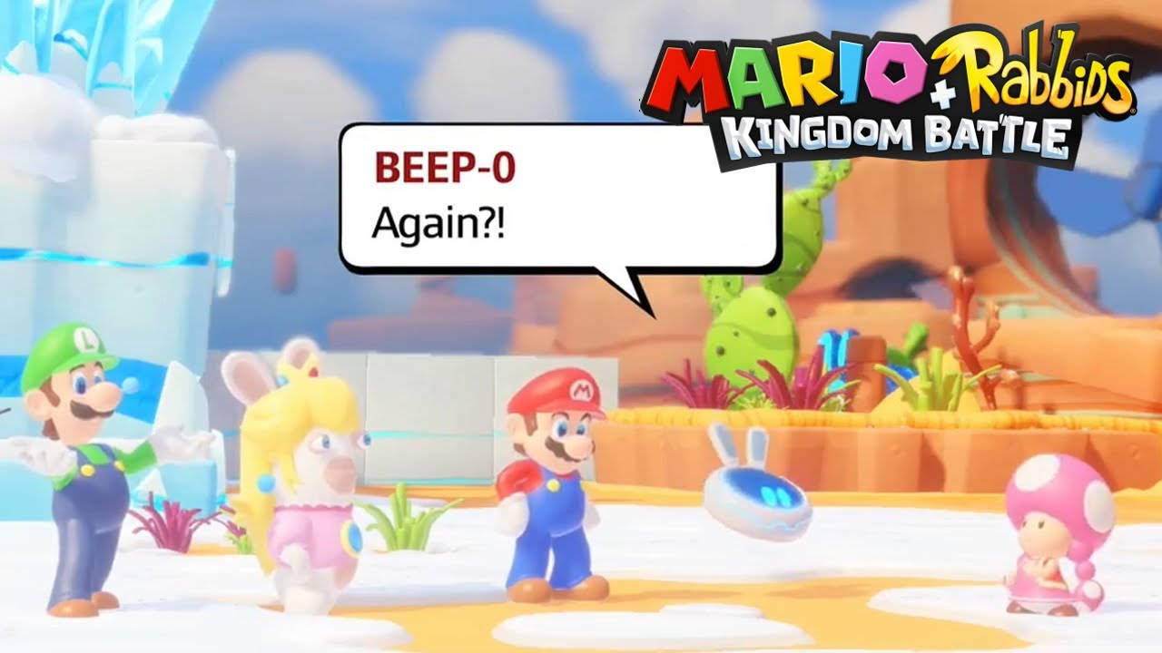 Toad is Lost in the Desert Blizzard - Mario + Rabbids Kingdom Battle ...