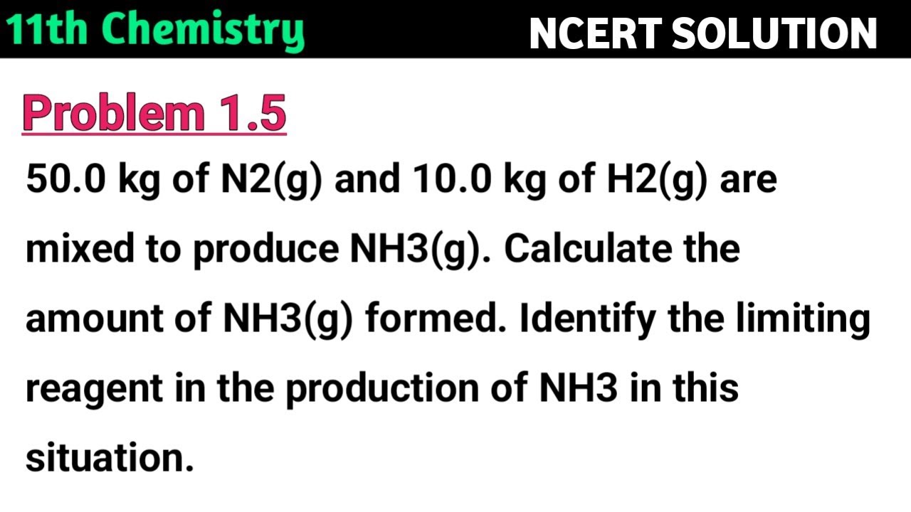 50.0 kg of N2(g) and 10.0 kg of H2(g) are mixed to produce NH3(g ...