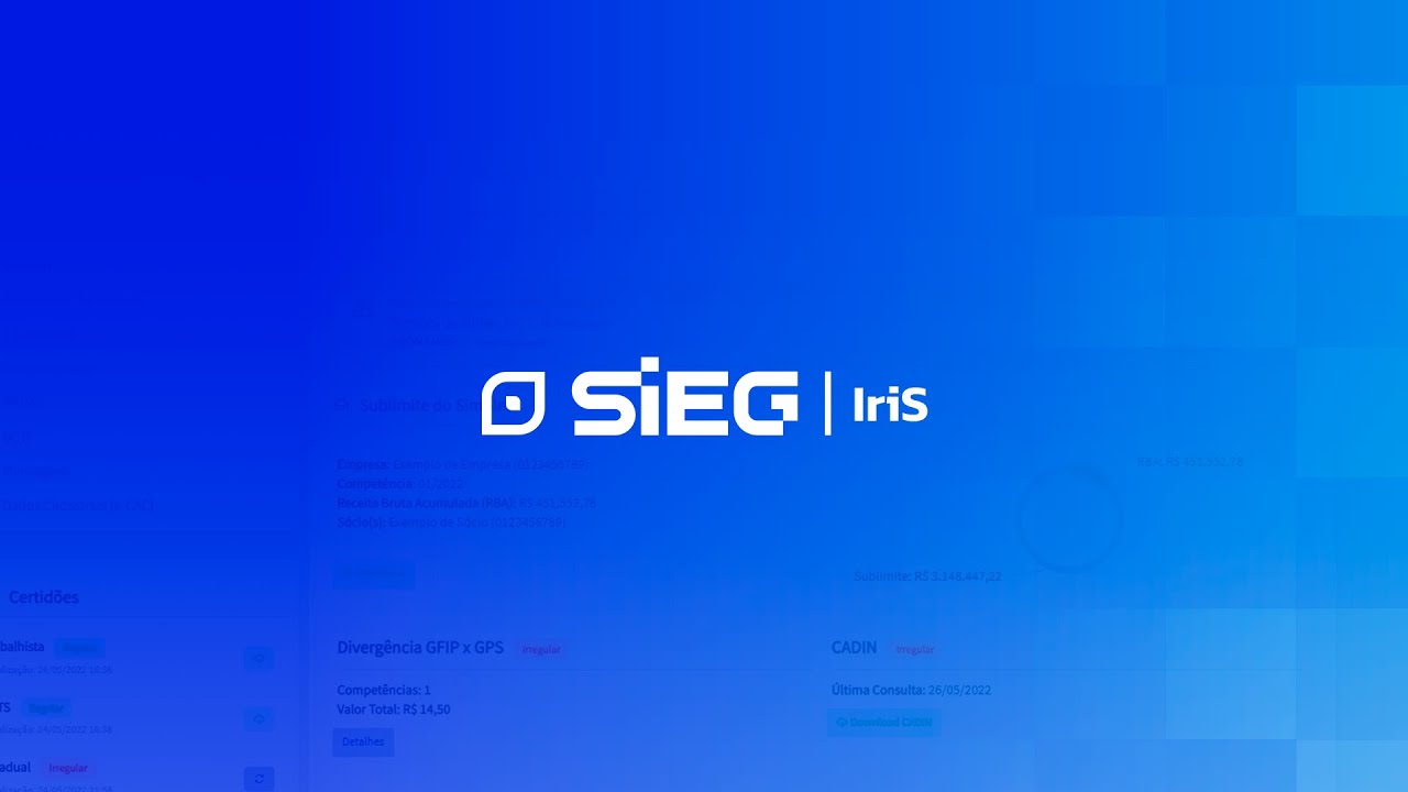 Conheça os benefícios do SIEG IriS - YouTube