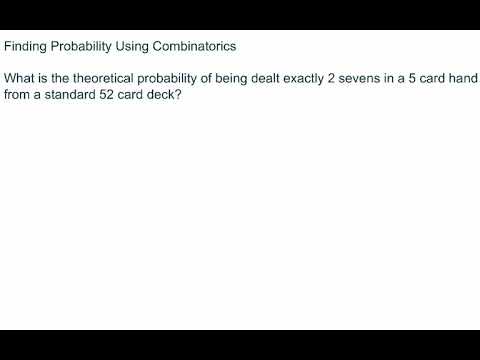 Probability Using Combinatorics - YouTube