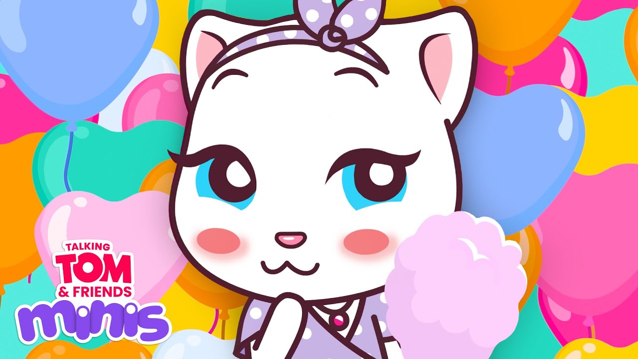 Angelas Big Moments 💃🥳 Talking Tom And Friends Minis Cartoon Collection Youtube
