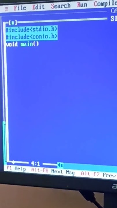 Hello World C Programming Language Code First Code Of C Language Beginners Clanguage Ipl