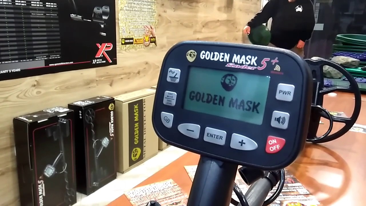 Металотърсач Golden Mask 5+ - YouTube