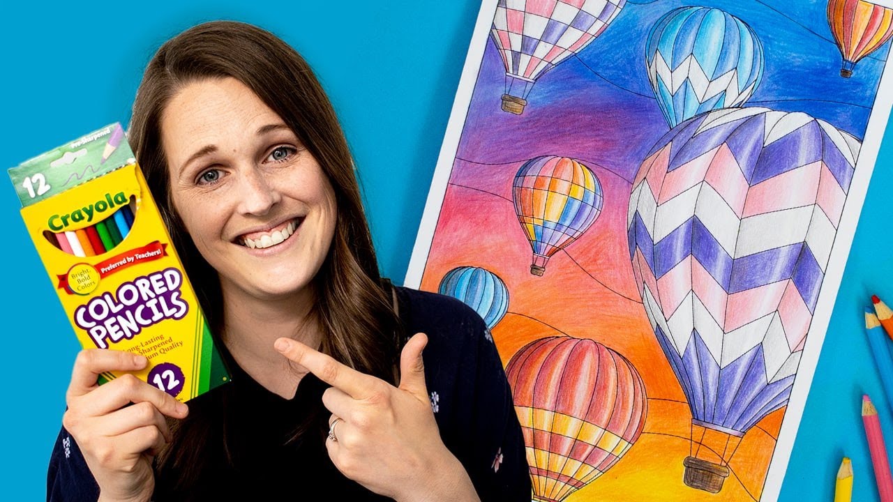 Coloring with CHEAP Crayola Pencils (Only 12 Colors!) - YouTube
