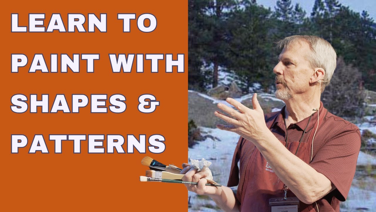 The Importance Of Shapes And Patterns In Your Landscape Painting - YouTube