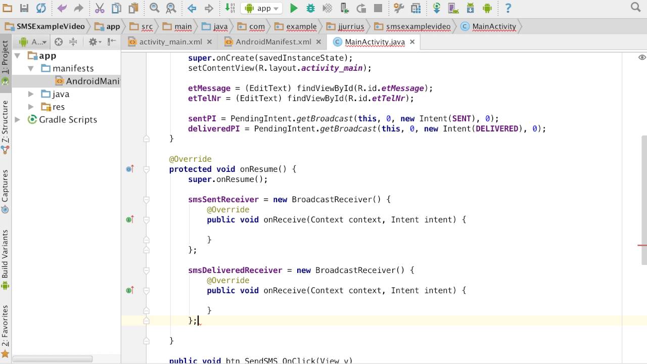 34 Send A Sms Using The Smsmanager Class In Android Youtube