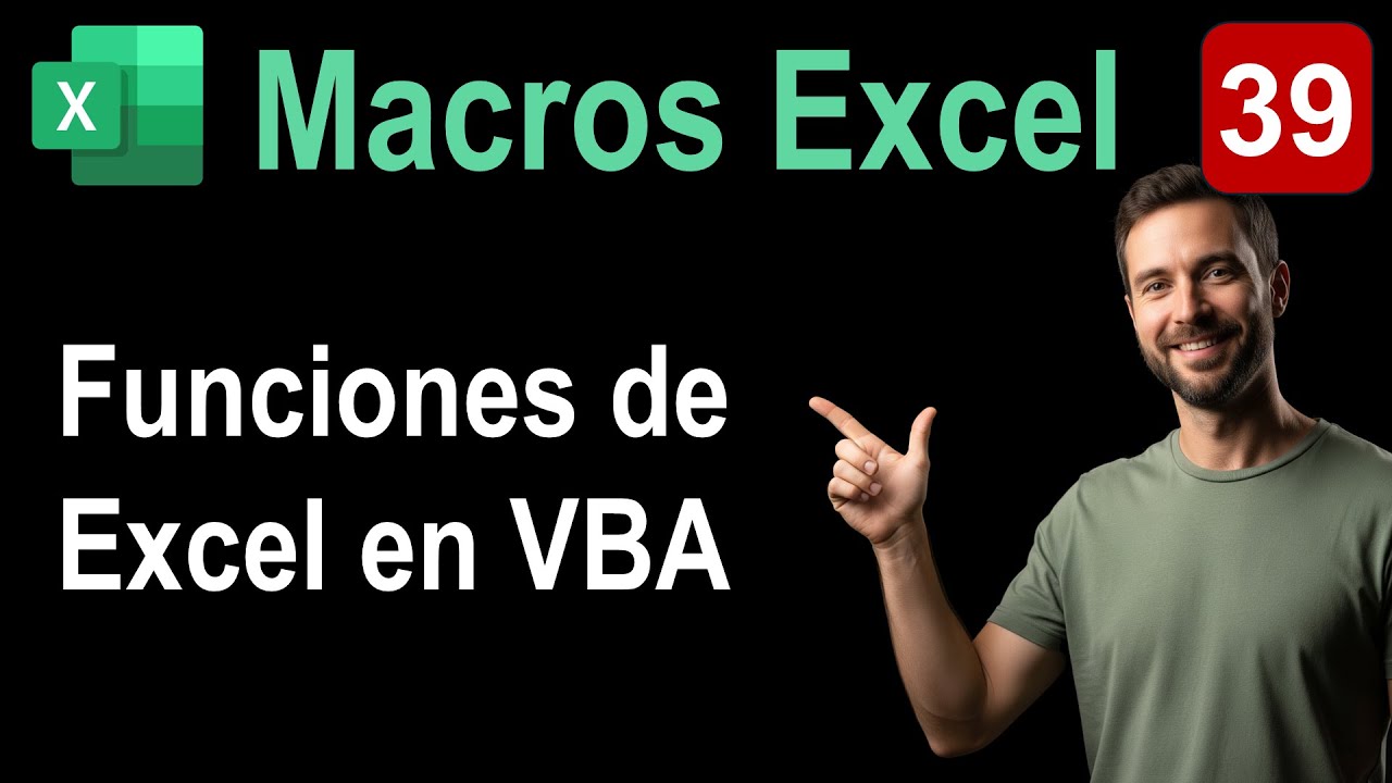 39 Curso Macros En Excel Funciones De Excel En Vba Youtube