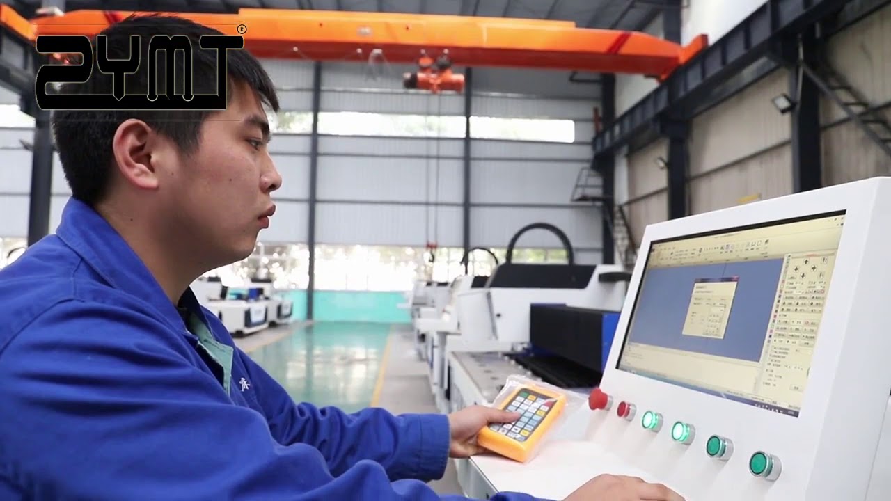 ZYMT laser cutting machine - YouTube