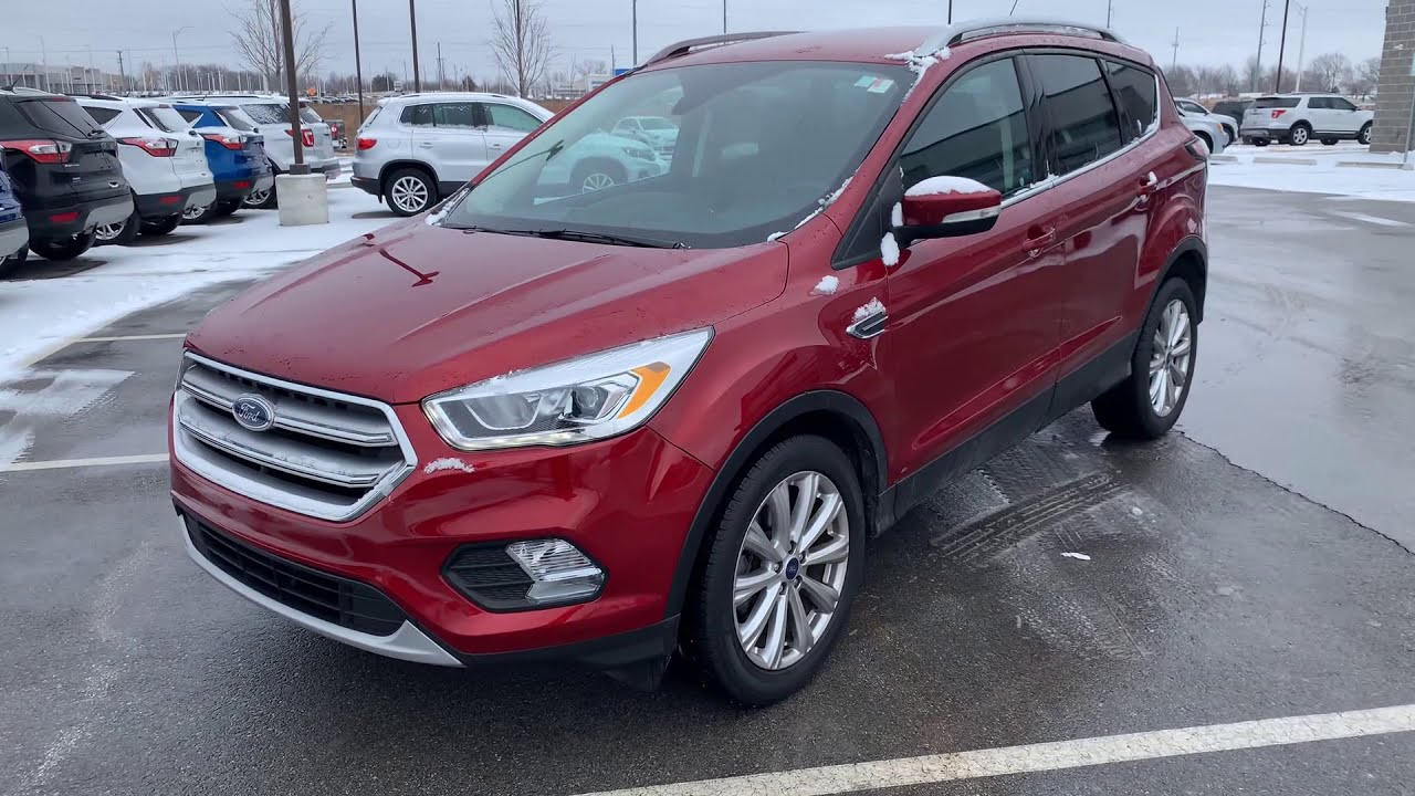 2017 Ford Escape Titanium FWD 300A - YouTube