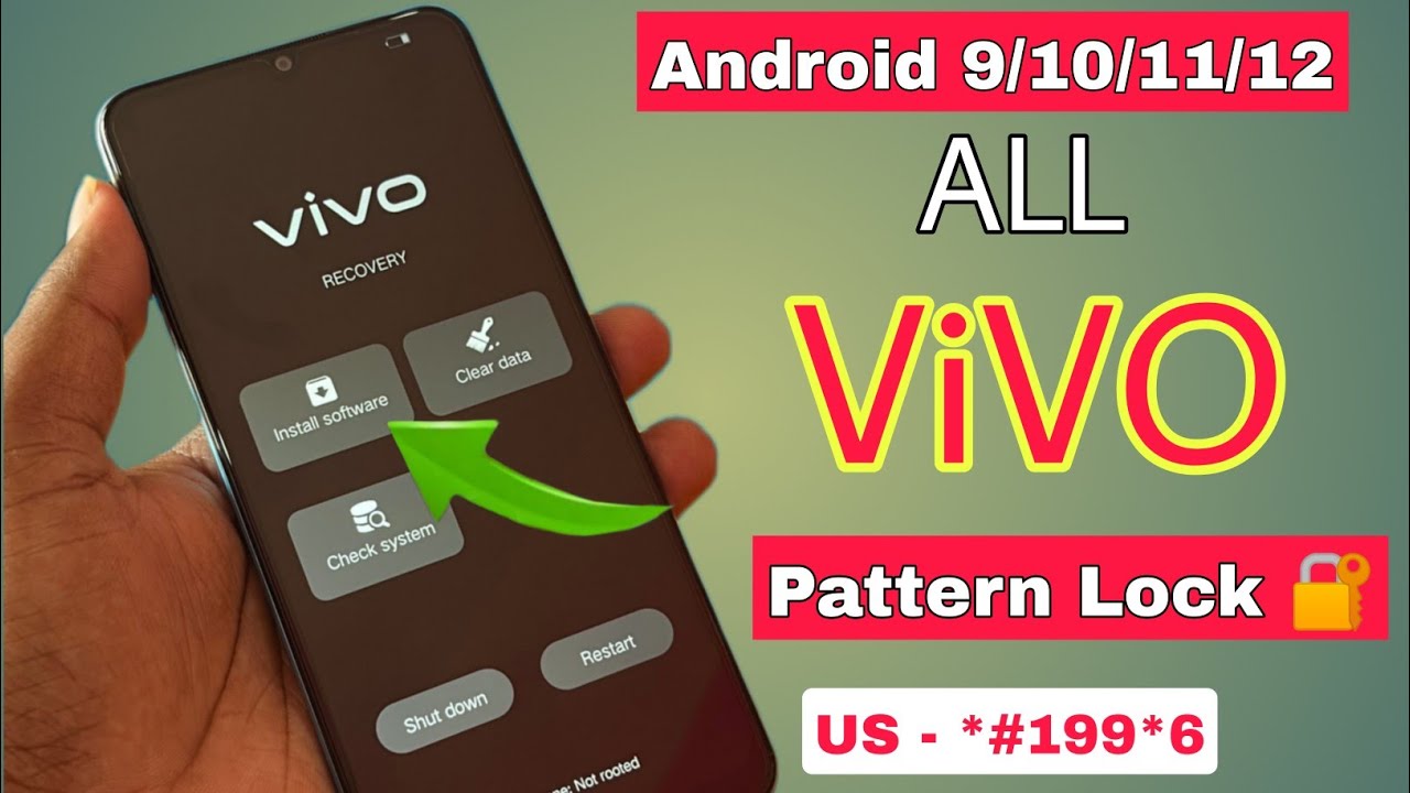 Unlock All Vivo lockscreen | How to remove fix pin password | vivo ...
