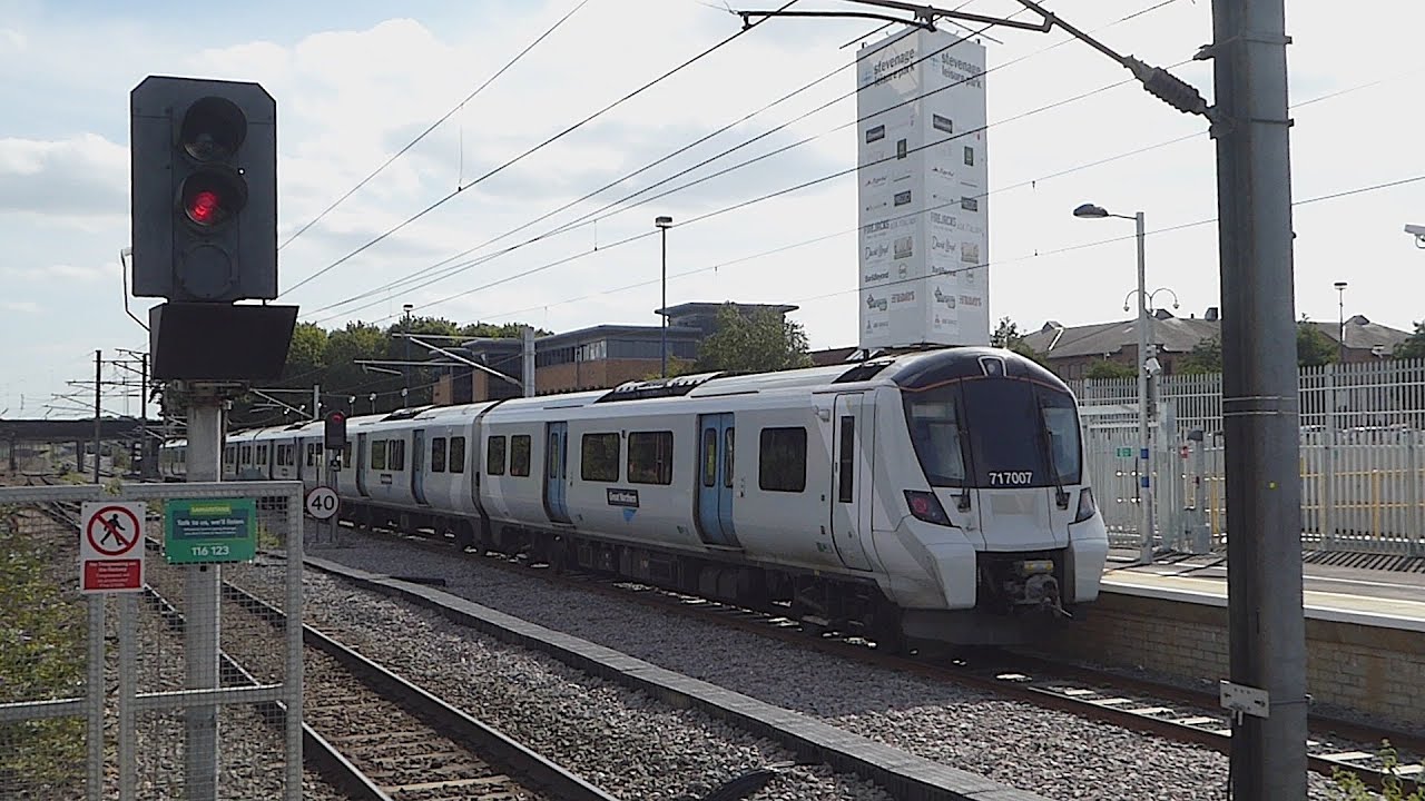 Great Northern Class 717 leaves Stevenage (10/9/20) - YouTube