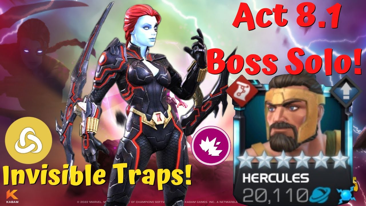 Act 8.1 Scytalis Boss with Invisible Traps! Hercules Solos! Best Run ...