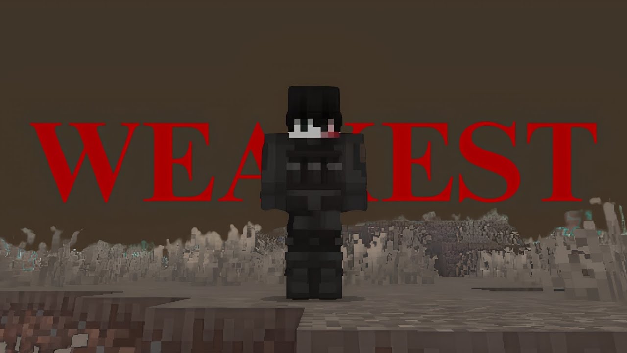 Minecraft's WEAKEST Player - YouTube