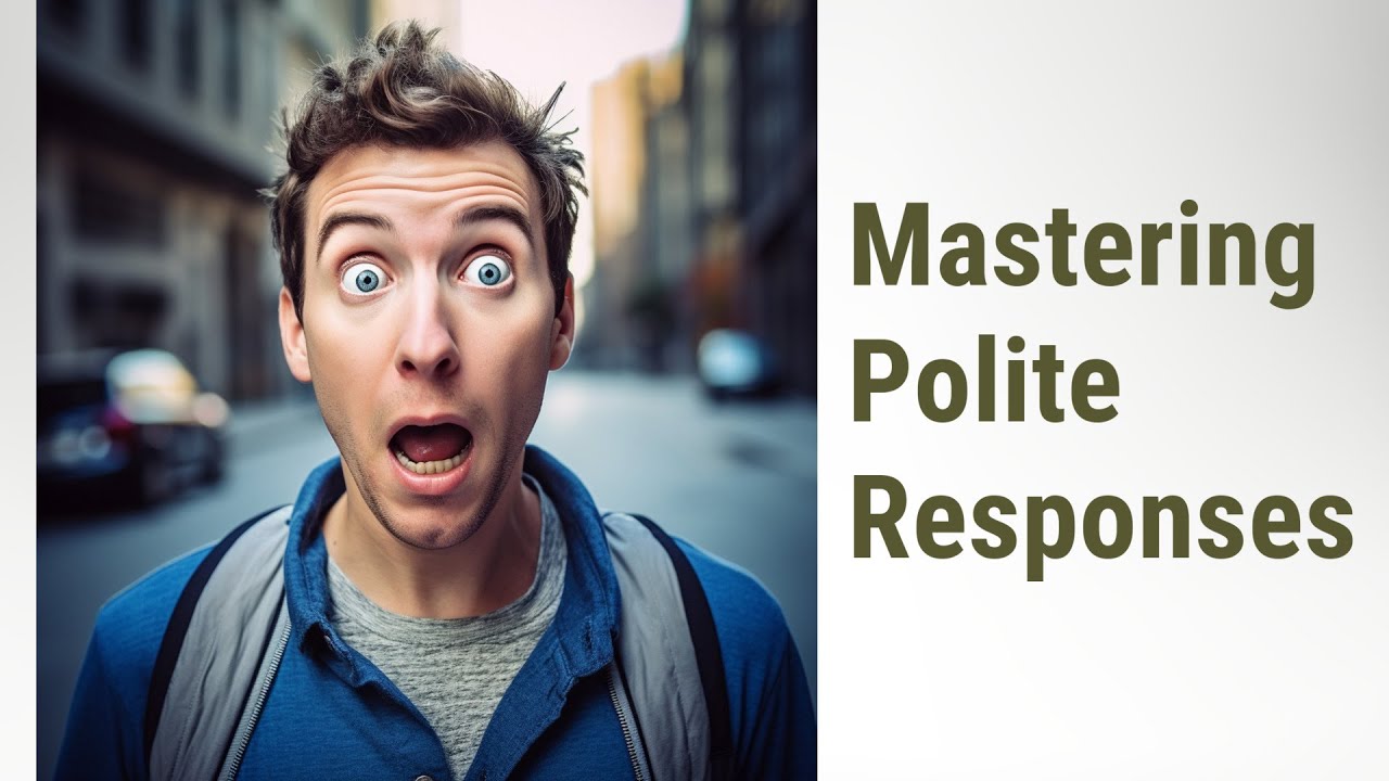 "The Art of Accepting Thanks: Mastering Polite Responses" - YouTube