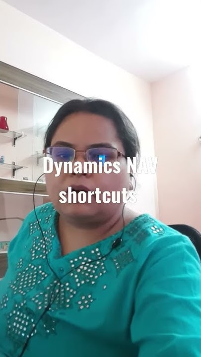 MS Dynamics NAV shortcuts - YouTube