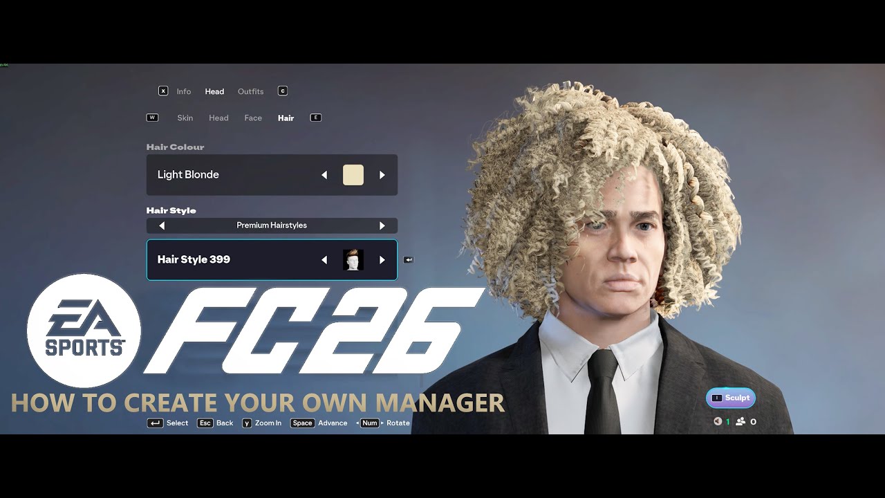 EA SPORTS FC 26 - HOW TO CREATE YOUR OWN MANAGER | 2025 [4K] - YouTube
