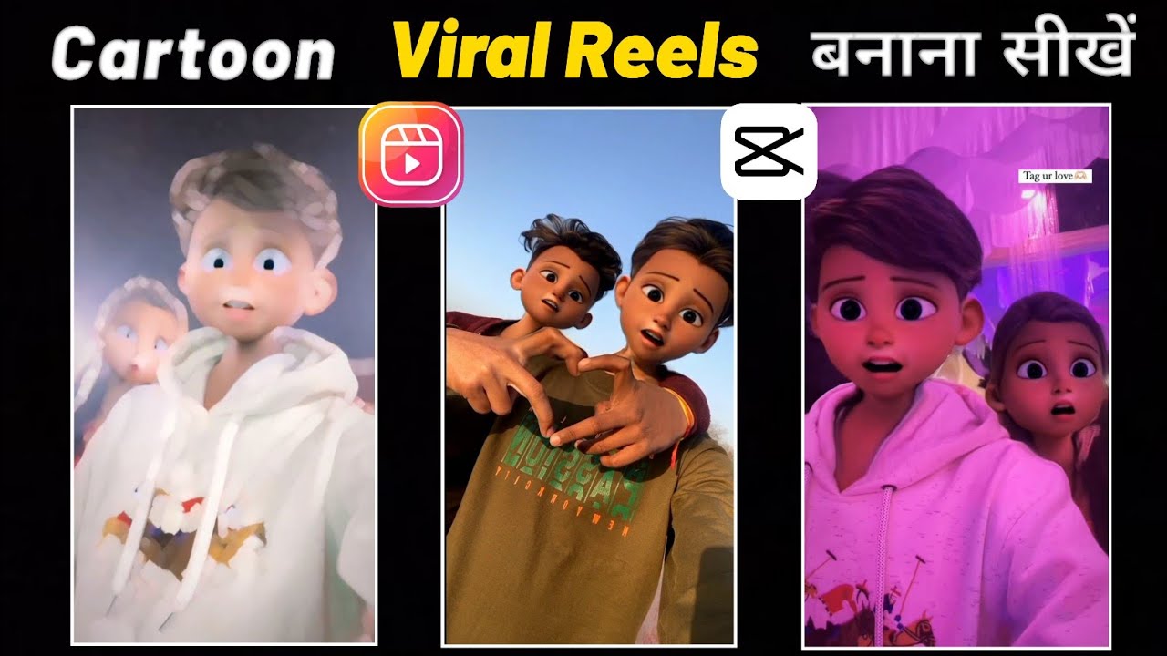 Instagram new Trending Cartoon Face Reels Video Editing Tutorial ...