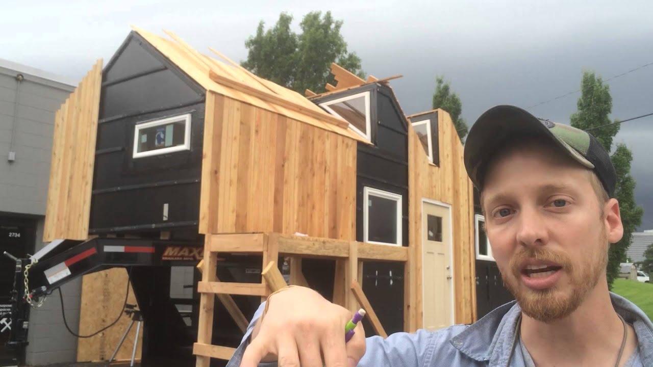 Second Life Studios is building a custom tiny home for a customer - YouTube