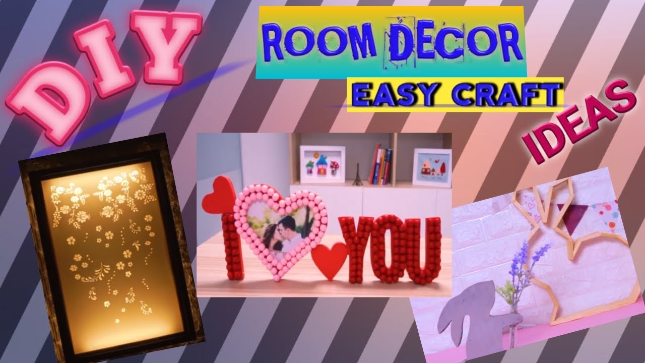 DIY ROOM DECOR at HOME - EASY CRAFT IDEAS | HANting TIPs - YouTube