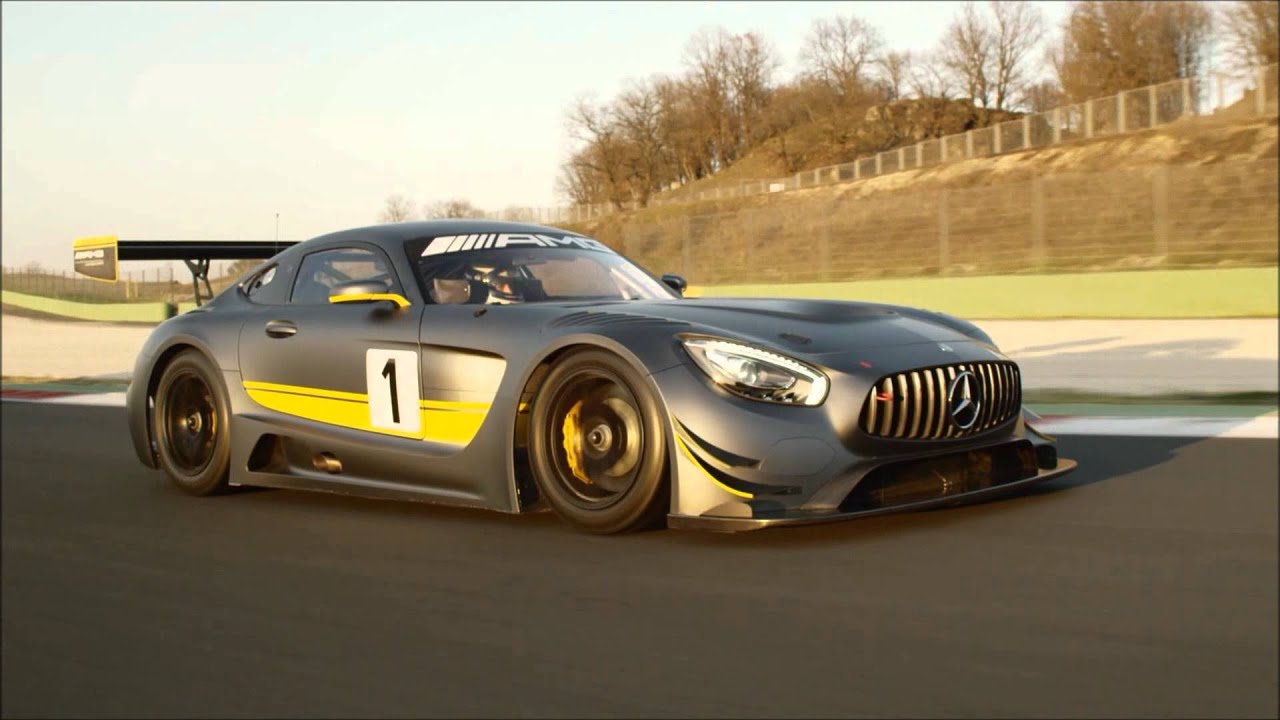 New Mercedes-AMG GT3 racing car - YouTube