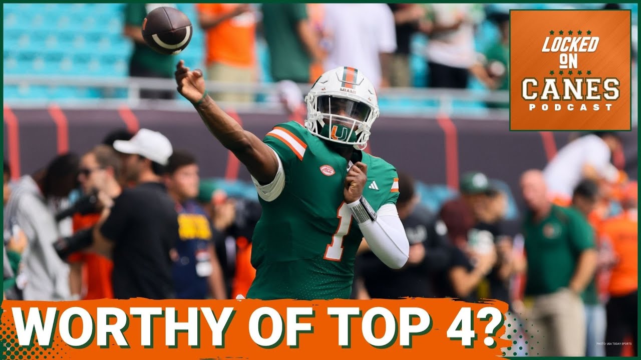 Miami Hurricanes Deserve Their Top 4 Ranking | How To Stay Undefeated ...